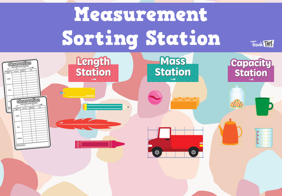 Measurement Sorting Station :: Teacher Resources and Classroom Games ...