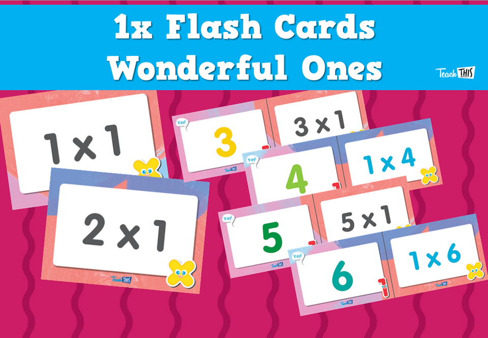 1x Flash Cards- Wonderful Ones :: Teacher Resources and Classroom Games ...