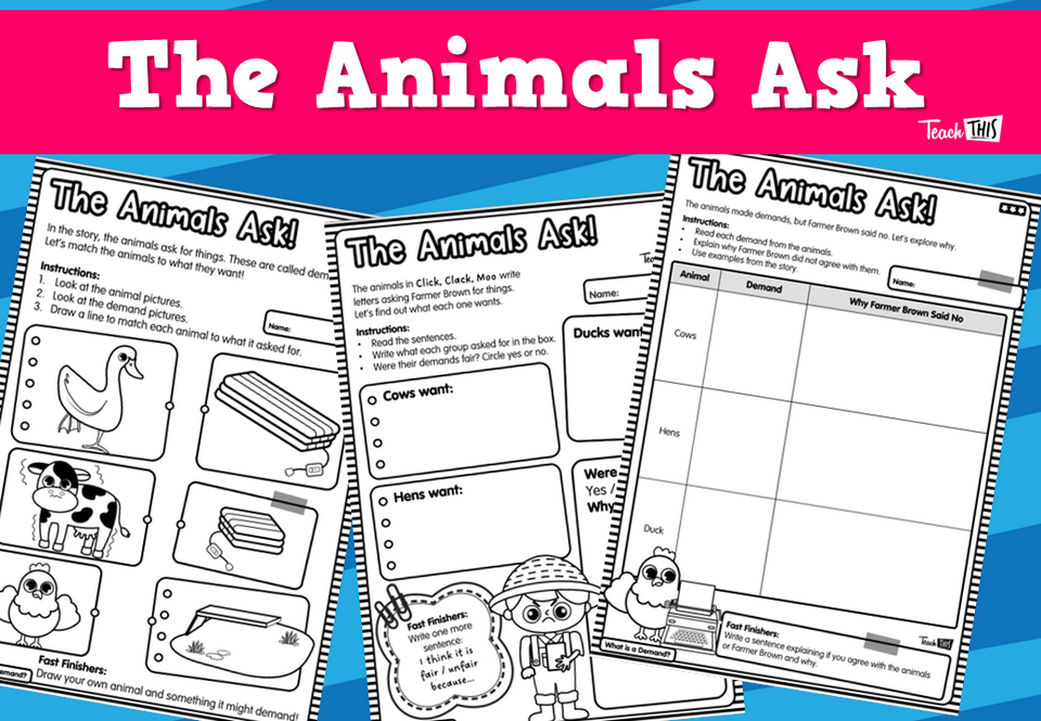 The Animals Ask :: Teacher Resources and Classroom Games :: Teach This
