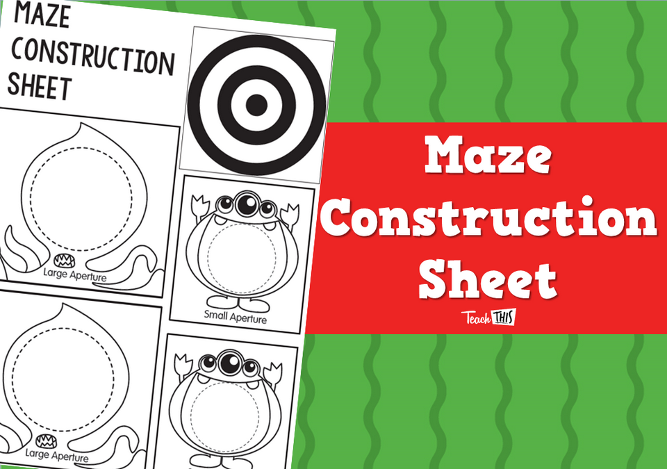 Maze Construction Sheet :: Teacher Resources and Classroom Games ...