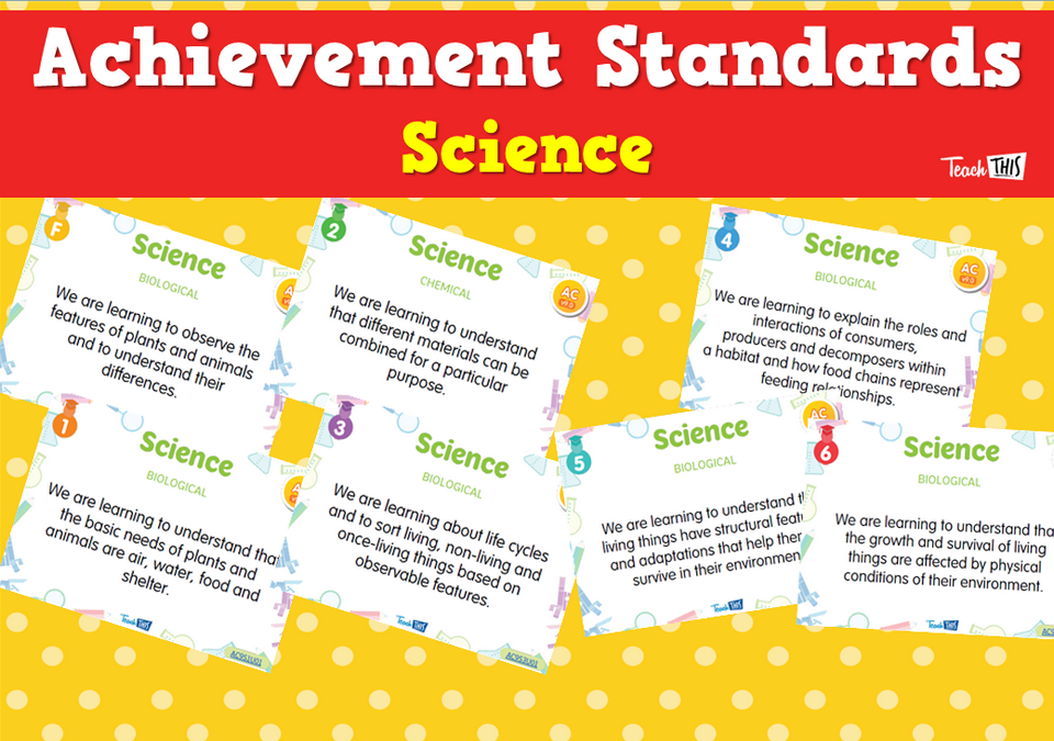 Achievement Standards - Science :: Teacher Resources and Classroom ...