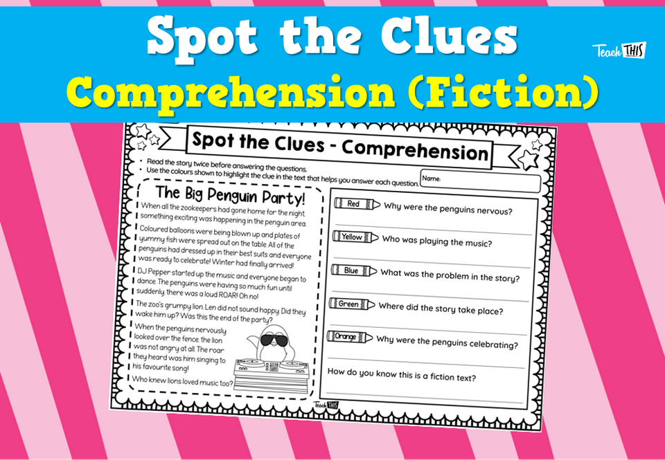 Spot the Clues – Comprehension (Fiction) :: Teacher Resources and ...