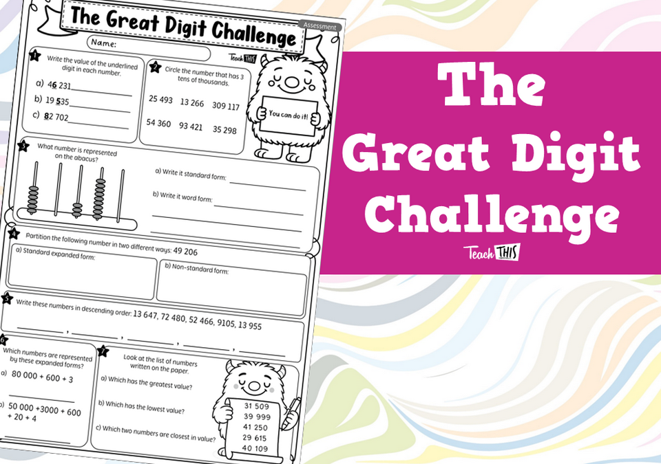 The Great Digit Challenge :: Teacher Resources and Classroom Games ...