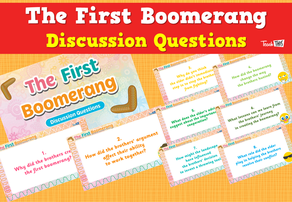 The First Boomerang - Discussion Questions :: Teacher Resources and ...