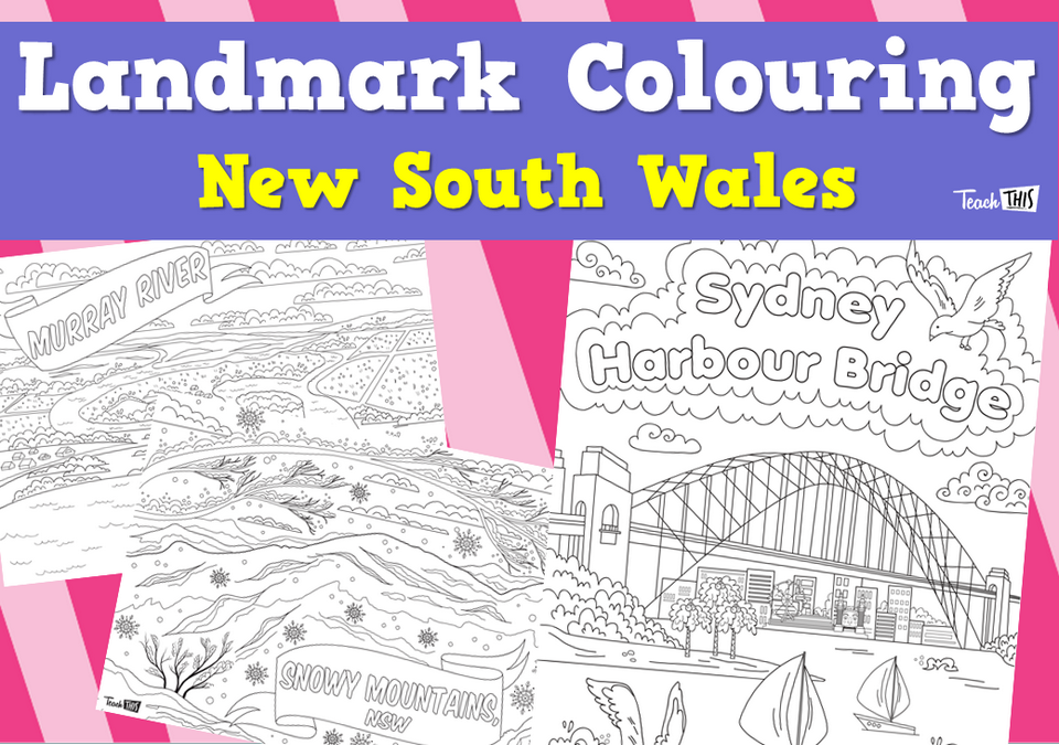 Landmark Colouring - New South Wales :: Teacher Resources and Classroom ...