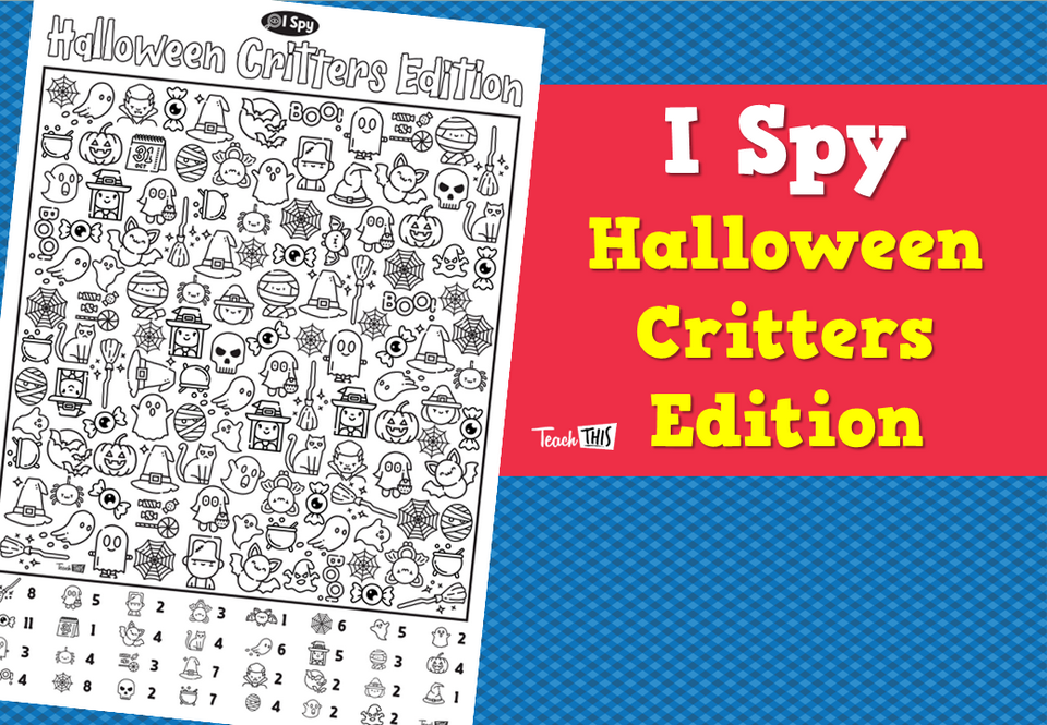 I Spy Halloween Critters Edition :: Teacher Resources and Classroom ...