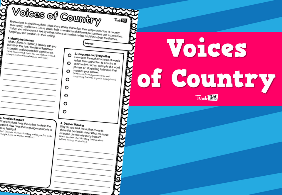 Voices of Country :: Teacher Resources and Classroom Games :: Teach This
