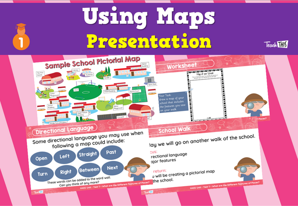 Using Maps - Presentation :: Teacher Resources and Classroom Games ...