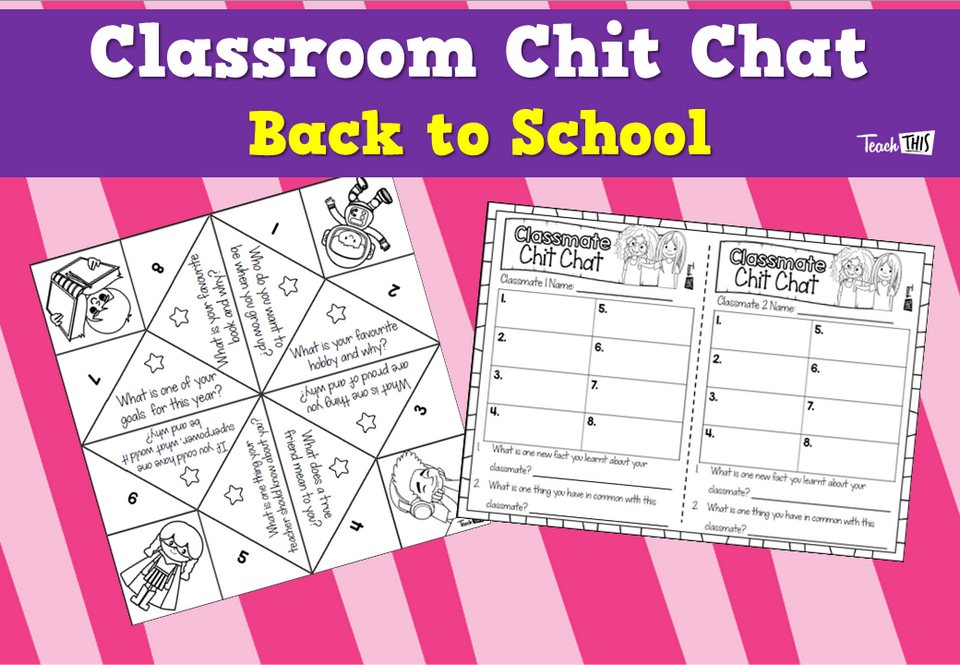 Classroom Chit Chat: Back to School :: Teacher Resources and Classroom Games :: Teach This