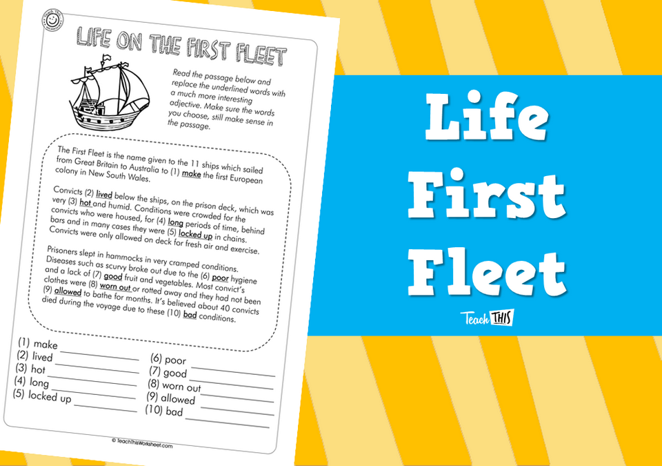 Life First Fleet :: Teacher Resources and Classroom Games :: Teach This