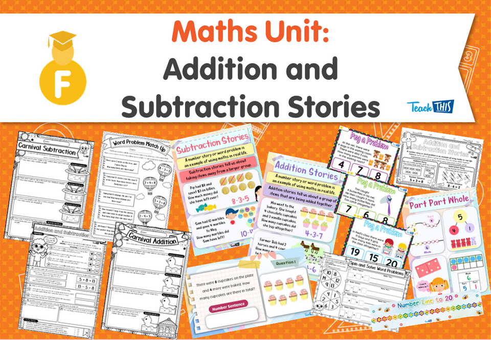 Maths Unit: Addition and Subtraction Stories :: Teacher Resources and ...