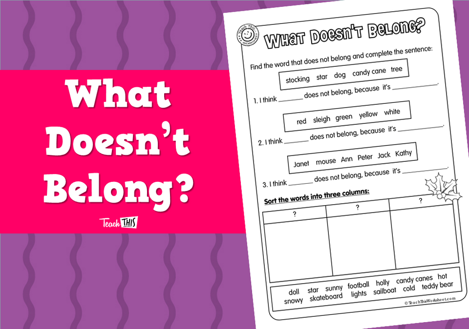 What Doesn't Belong? (1) :: Teacher Resources and Classroom Games ...