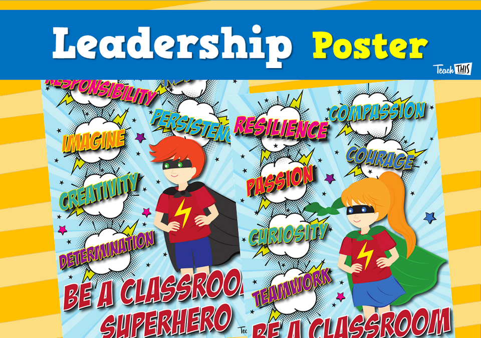 Leadership Poster :: Teacher Resources and Classroom Games :: Teach This