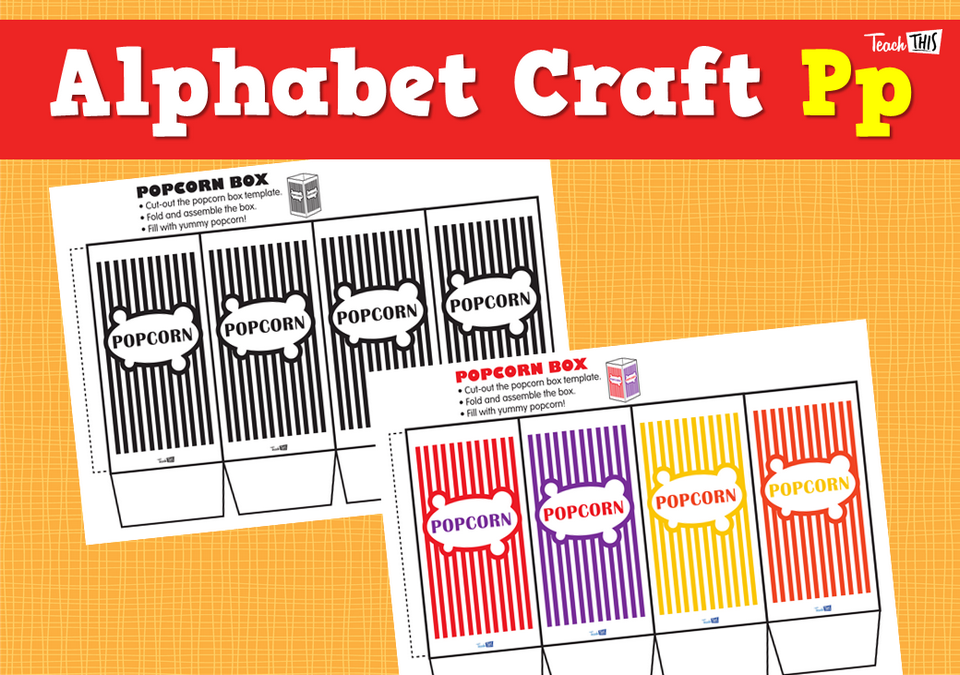 Alphabet Craft Pp :: Teacher Resources and Classroom Games :: Teach This