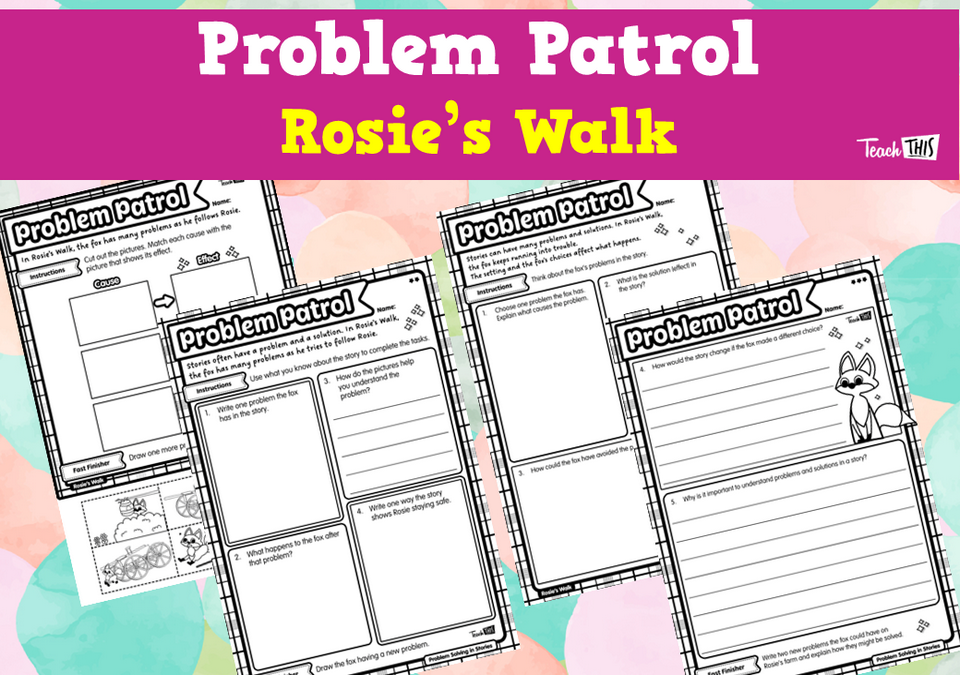 Problem Patrol - Rosie’s Walk :: Teacher Resources and Classroom Games ...