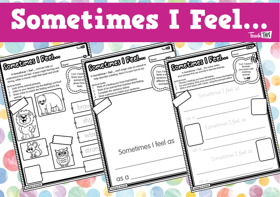 Sometimes I Feel… :: Teacher Resources and Classroom Games :: Teach This