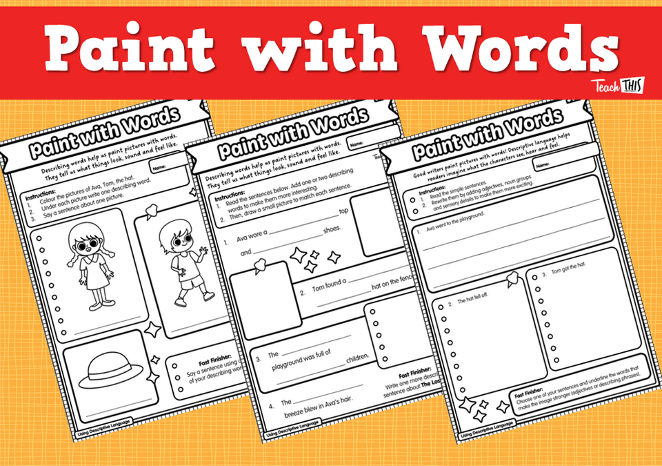 Paint with Words :: Teacher Resources and Classroom Games :: Teach This