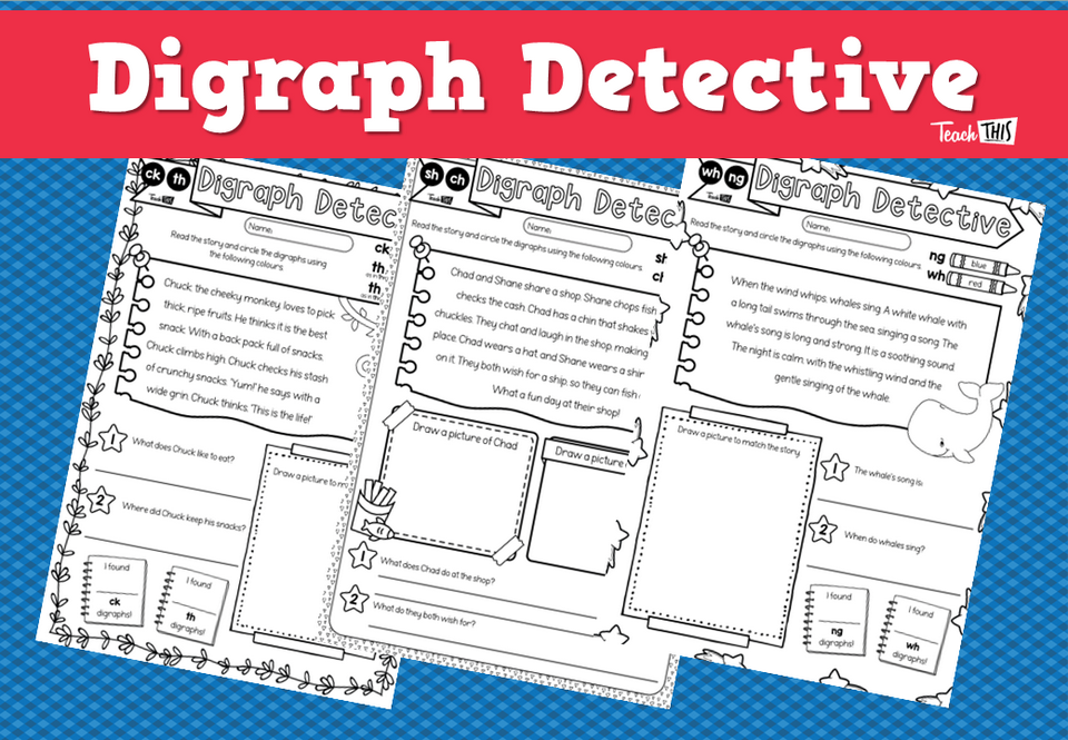 Digraph Detective :: Teacher Resources and Classroom Games :: Teach This
