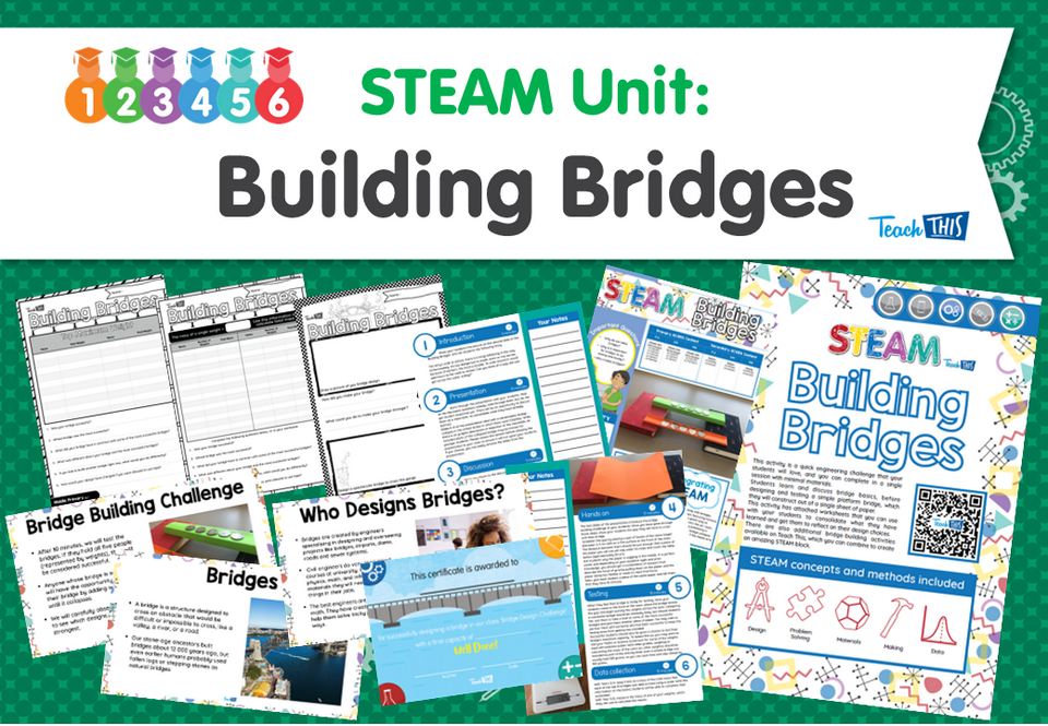 STEAM Unit: Building Bridges :: Teacher Resources and Classroom Games ...