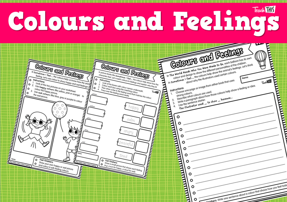 Colours and Feelings :: Teacher Resources and Classroom Games :: Teach This