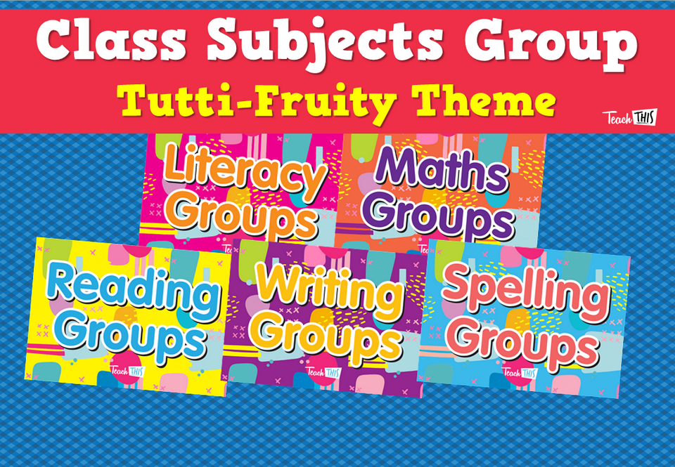 Class Subjects Group - Tutti-Fruity Theme :: Teacher Resources and ...