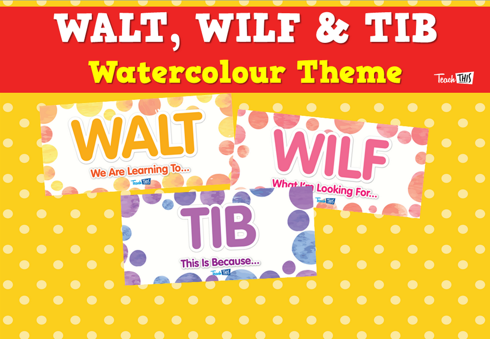 Walt Wilf And Tib Watercolour Theme Teacher Resources And Classroom Games Teach This