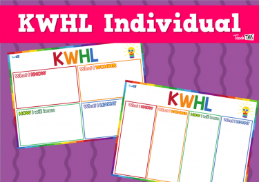 KWHL Worksheet :: Teacher Resources and Classroom Games :: Teach This