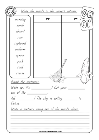 OA and OR - QLD Print (7 pg) :: Teacher Resources and Classroom Games ...