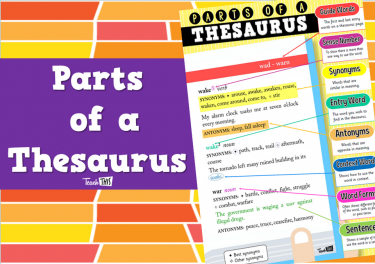 Parts of a Thesaurus Worksheet :: Teacher Resources and Classroom Games ...