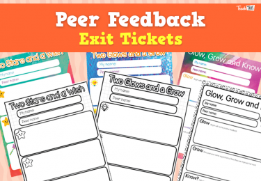 50 Reflective Exit Tickets :: Teacher Resources and Classroom Games ...