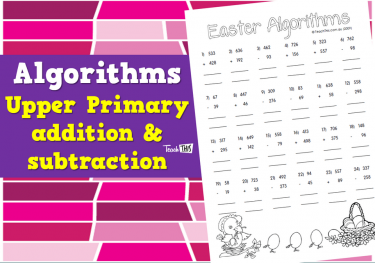 Algorithms - Upper Primary multiplication :: Teacher Resources and ...