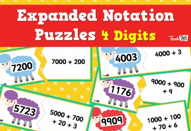 Number Crunch - Expanded Notation 4-digit :: Teacher Resources and ...