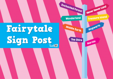 Fairytale Sign Blank :: Teacher Resources and Classroom Games :: Teach This