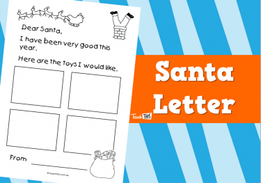 Dear Santa Letter :: Teacher Resources and Classroom Games :: Teach This