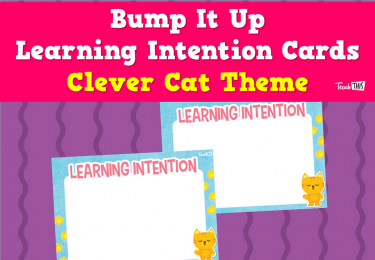 Name Card - Clever Cat Theme :: Teacher Resources and Classroom Games ...