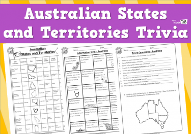 Australian States - Fact Trains :: Teacher Resources and Classroom ...